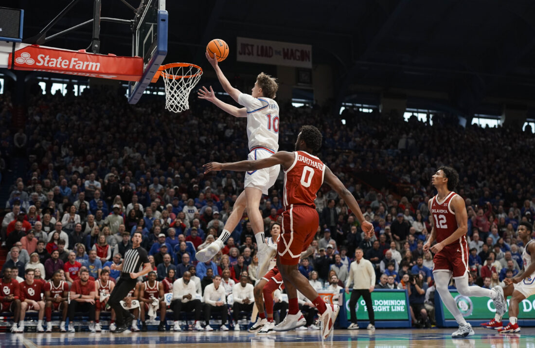Johnny Furphy provides spark as new starter in KU’s win over Oklahoma ...